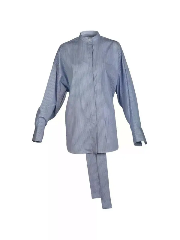 Valentino Garavani Striped Tie-detail Shirt
