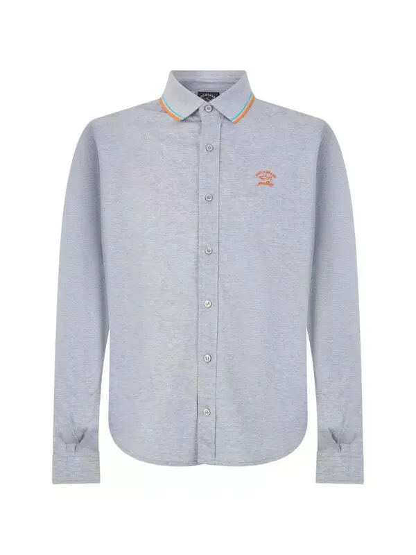 Paul & Shark Striped Cotton Polo Shirt