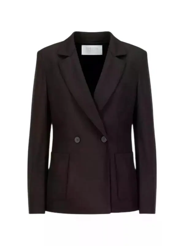 Harris Wharf London Double-breasted Notched-lapel Blazer