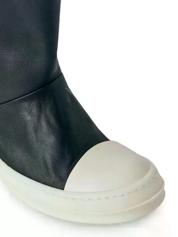 Rick Owens Leather Toe-cap Boots