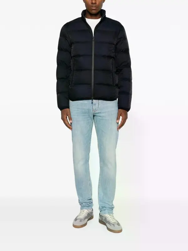 Emporio Armani Logo-print Quilted Jacket