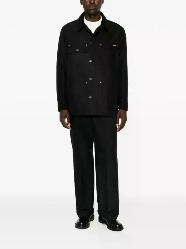 Prada Logo Plaque Trousers