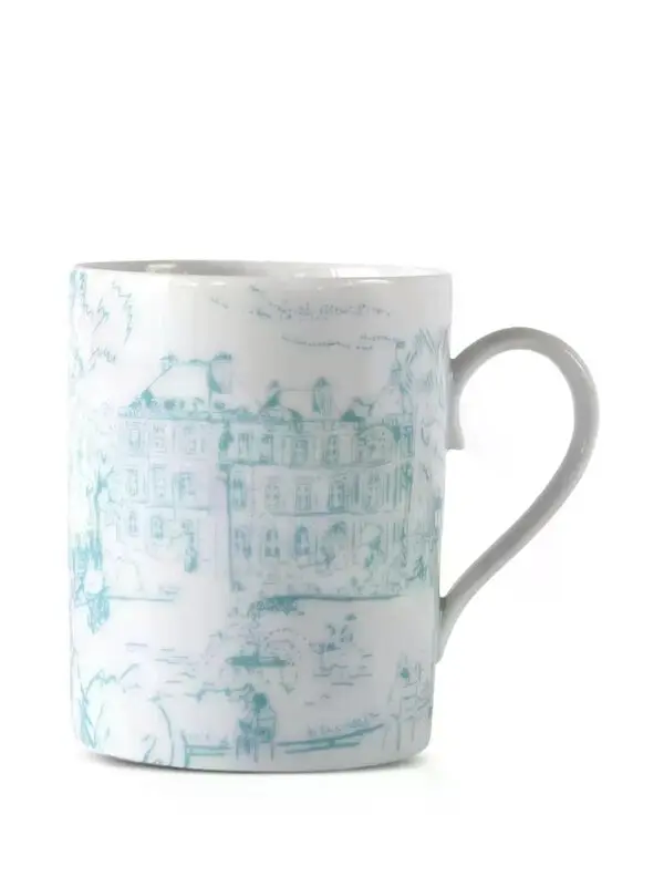 Bernardaud Tout Paris Mug - White