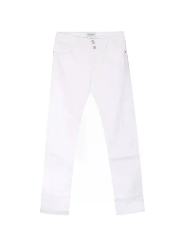Jacob Cohen Logo-patch Straight-leg Jeans