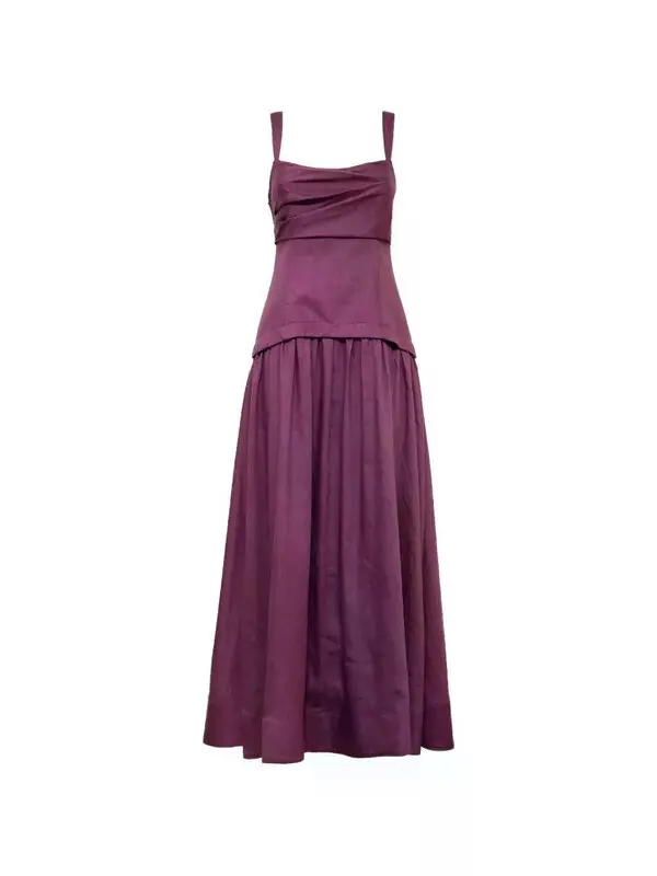 Acler Reeve Pleated Maxi Dress