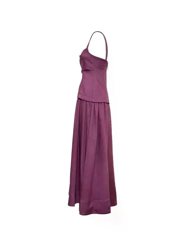 Acler Reeve Pleated Maxi Dress