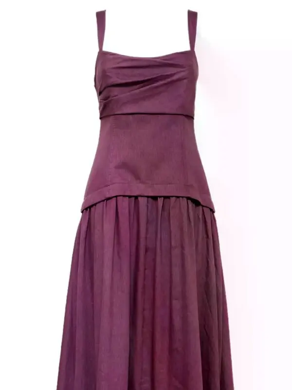 Acler Reeve Pleated Maxi Dress