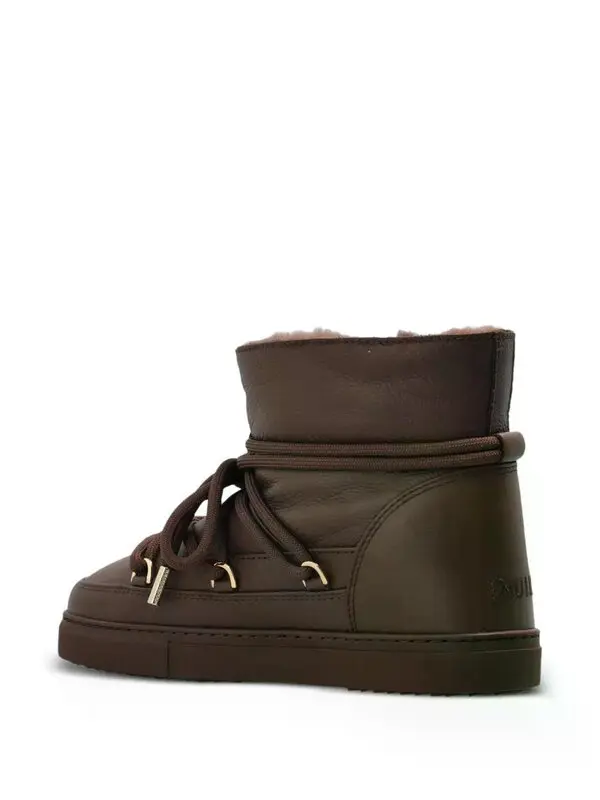 Inuikii Lace-up Leather Snow Boots