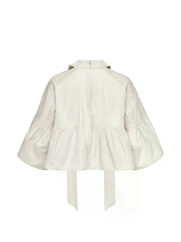 CLUB21 Pintuck Pussy-bow Top