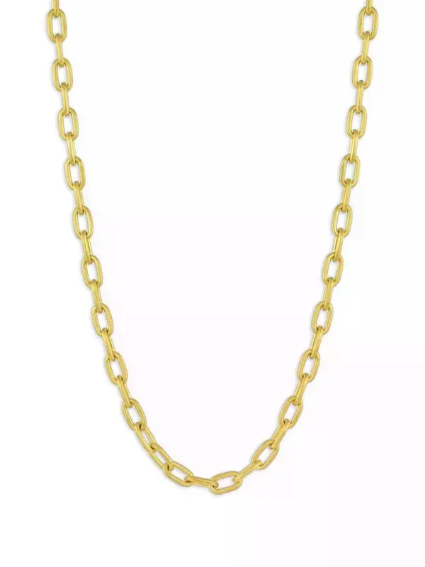 LEIGH MAXWELL Oval Link Necklace - Gold