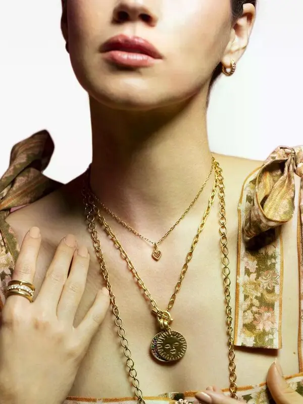 LEIGH MAXWELL Oval Link Necklace