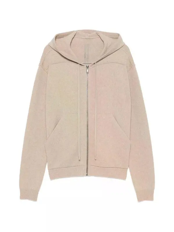 Rick Owens Zip-up Hoodie - Neutrals