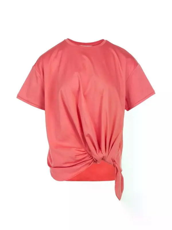 CLUB21 Joanna Knot-detail T-shirt
