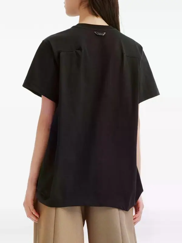 ADER ERROR Logo-print Pleated T-shirt