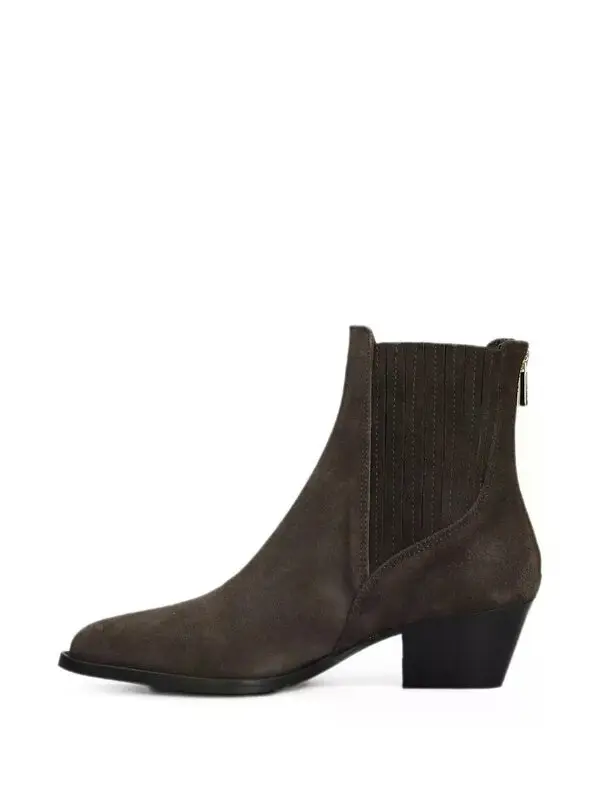 FABIO RUSCONI Elasticated-side Zip-up Ankle Boots