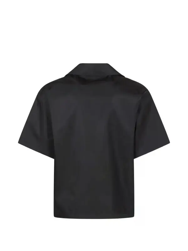 Prada Re-nylon Logo-plaque Shirt