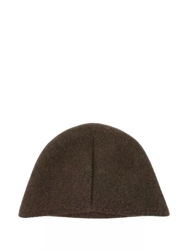 UMA WANG Cashmere Bucket Hat - Brown