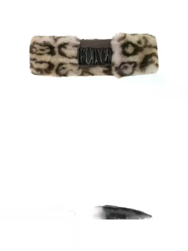 Apparis Leopard-print Faux-fur Headband