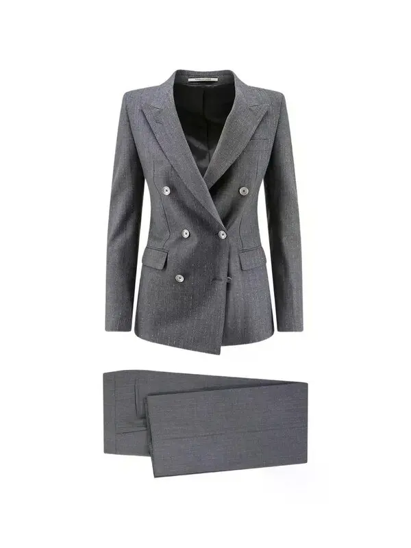 Tagliatore Double-breasted Pinstripe Jacket
