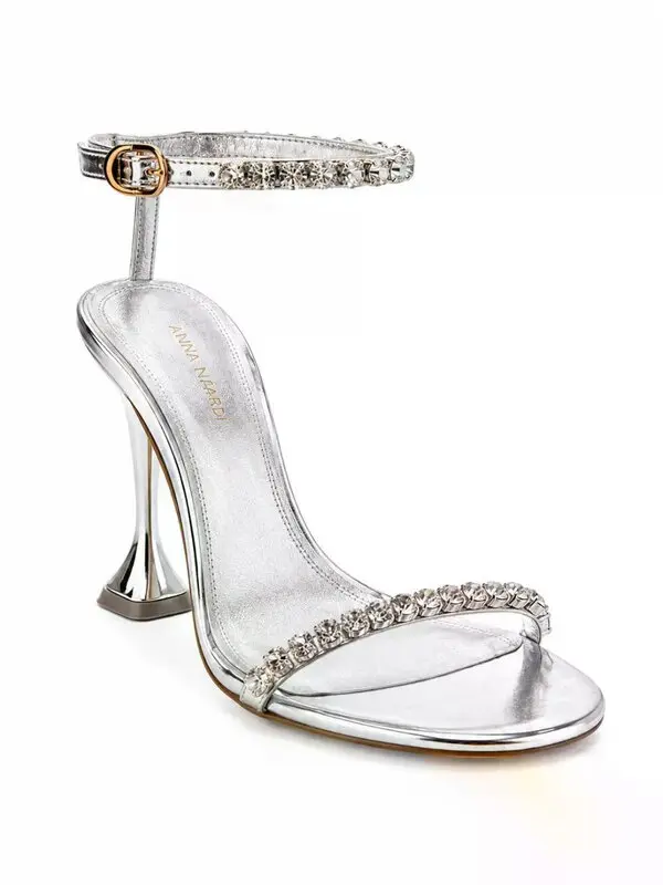 Amina Muaddi Gigi Crystal-embellished Sandals