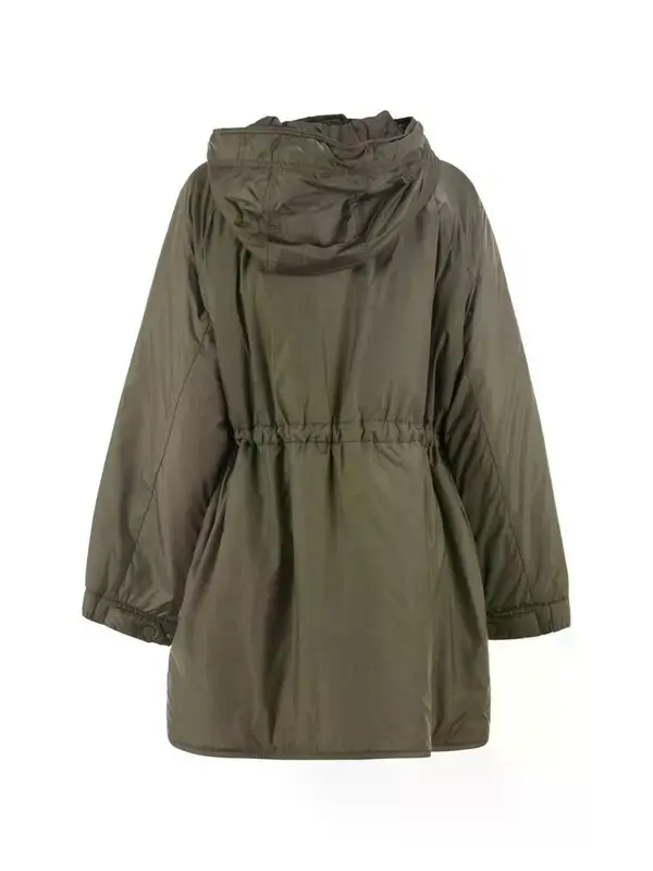 Max Mara Dalcamo Reversible Quilted Hooded Parka - Green