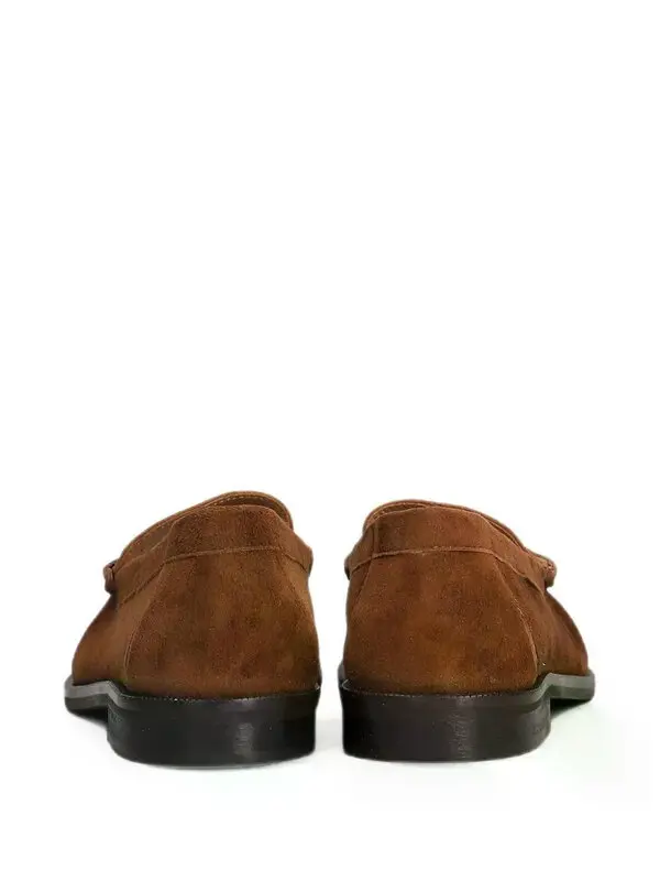 JULIE DEE Suede Penny Loafers