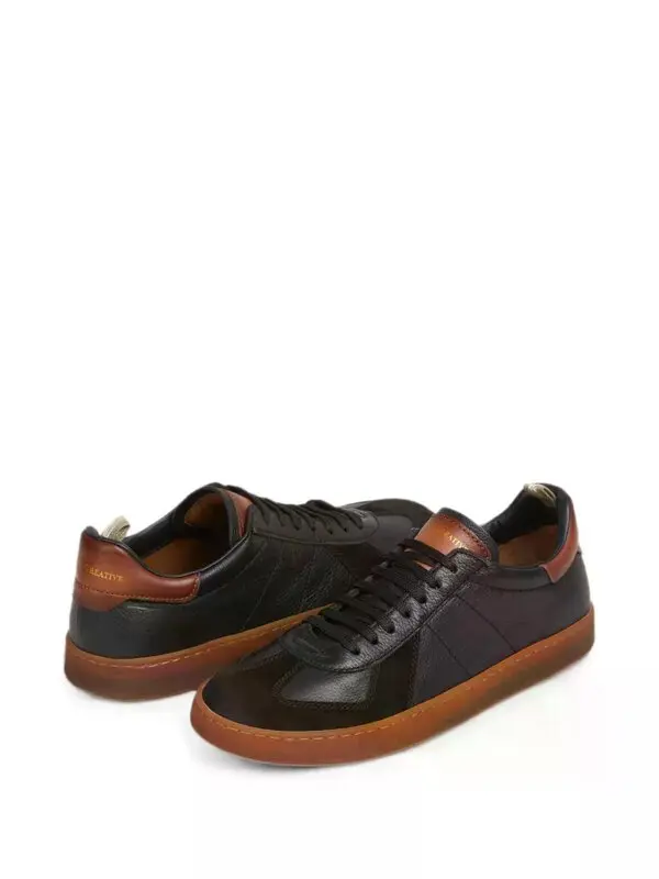 Officine Creative Militia 001 Panelled Leather Sneakers