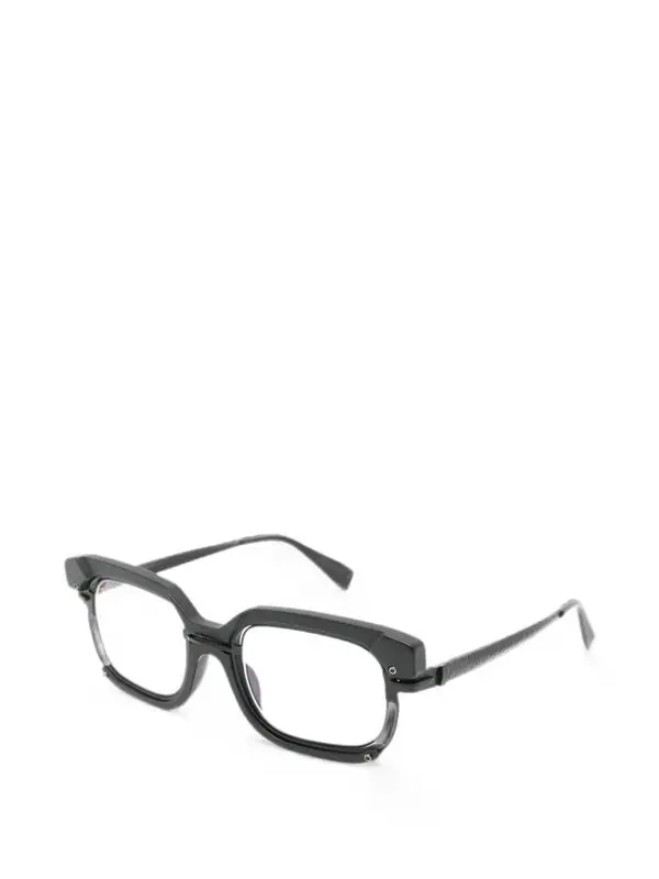 KUBORAUM Sculptural Square-frame Glasses