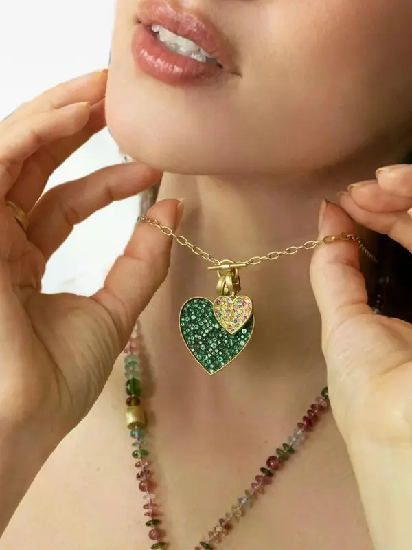 LEIGH MAXWELL Toggle Oval Link Necklace