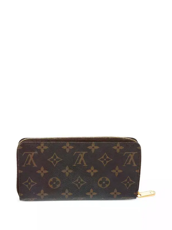LOUIS VUITTON Monogram Zippy Wallet - Brown