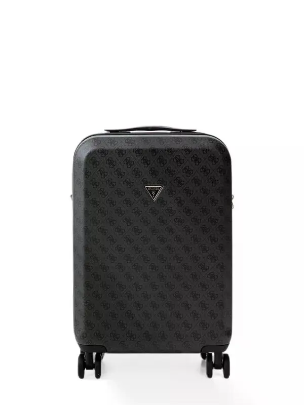 Guess Monogram-print Logo-plaque Suitcase