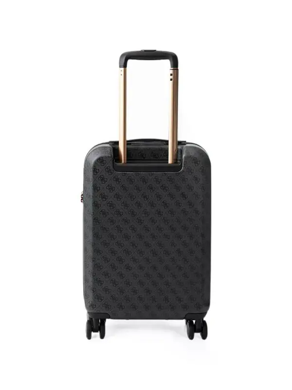 Guess Monogram-print Logo-plaque Suitcase
