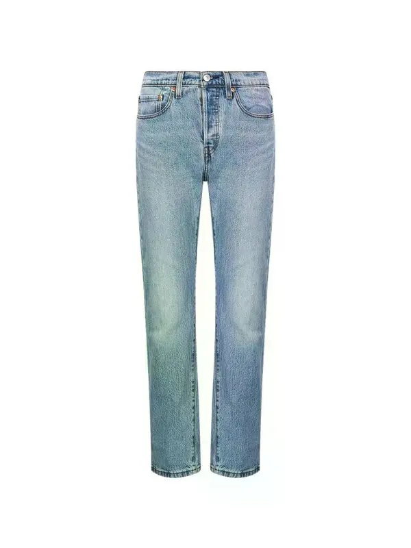 LEVI'S 501 Logo-patch Straight-leg Jeans