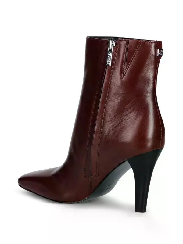 Guess Pointed-toe Leather Ankle Boots