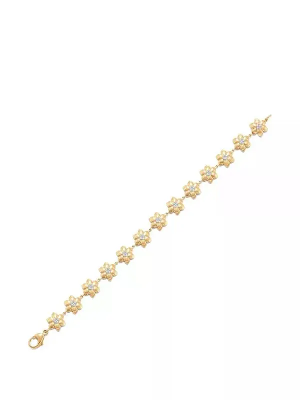 Sara Weinstock Lierre Flower-link Diamond Bracelet - Gold