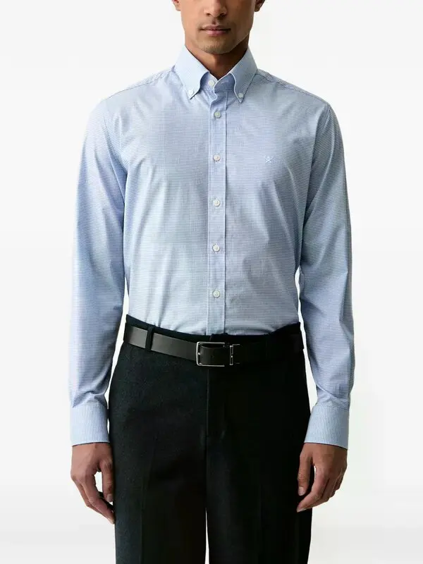 HACKETT LONDON Gingham-check Button-down Shirt
