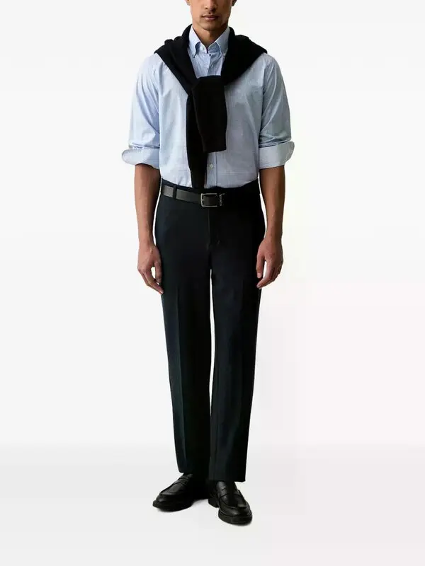 HACKETT LONDON Gingham-check Button-down Shirt