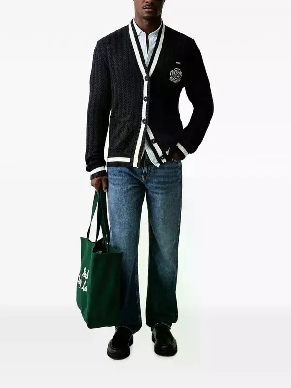 Guess Logo-patch Straight-leg Jeans