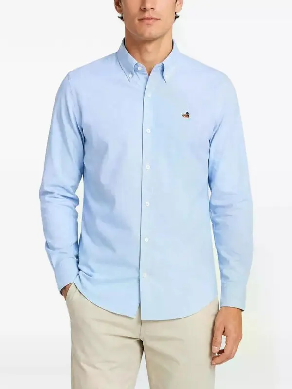 DEAN EDMONDS Embroidered Button-down Shirt