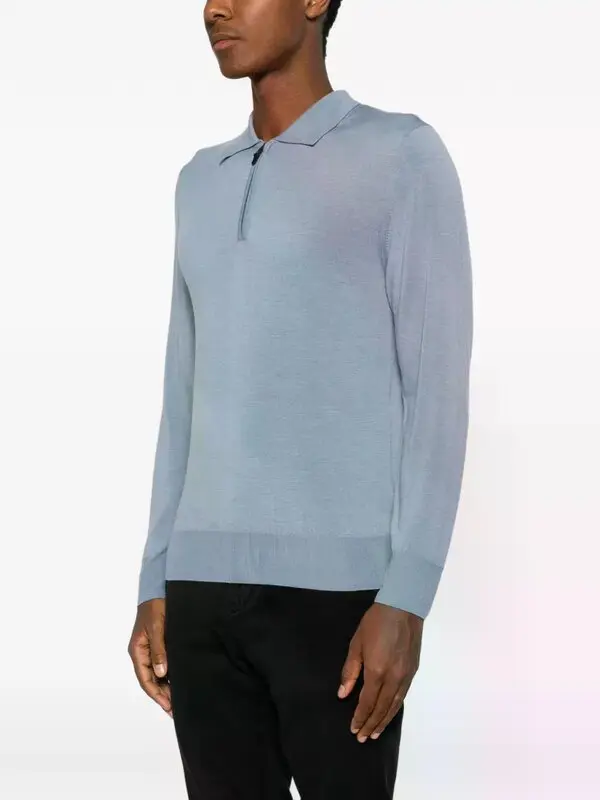 Canali Quarter-zip Polo Shirt