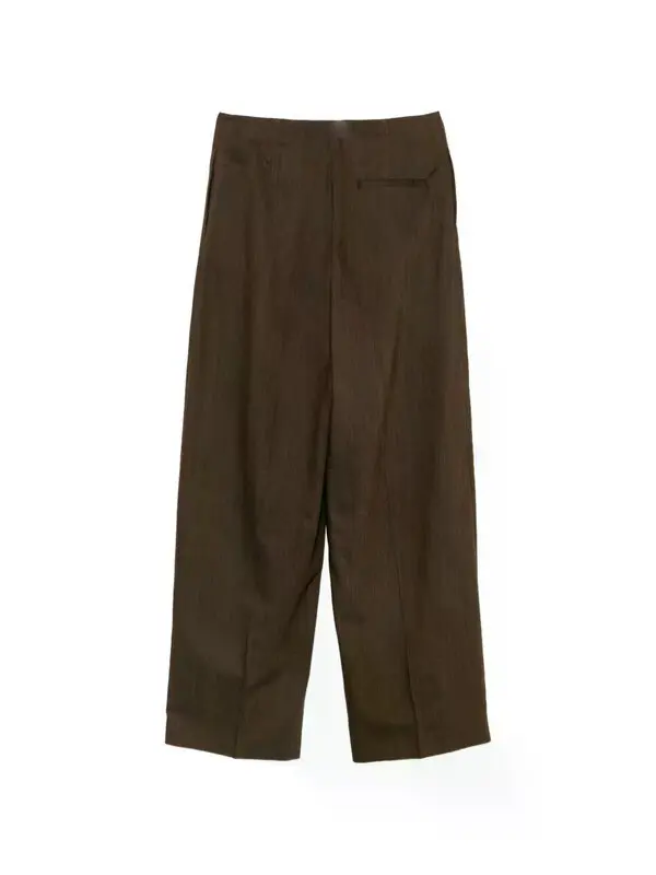 Alberta Ferretti Pleated Wide-leg Trousers
