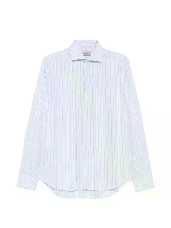 Canali Vertical-stripe Shirt