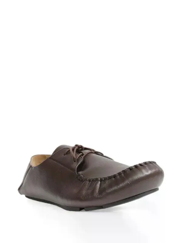 Loewe Rambla Boat Shoe In Soft Calfskin