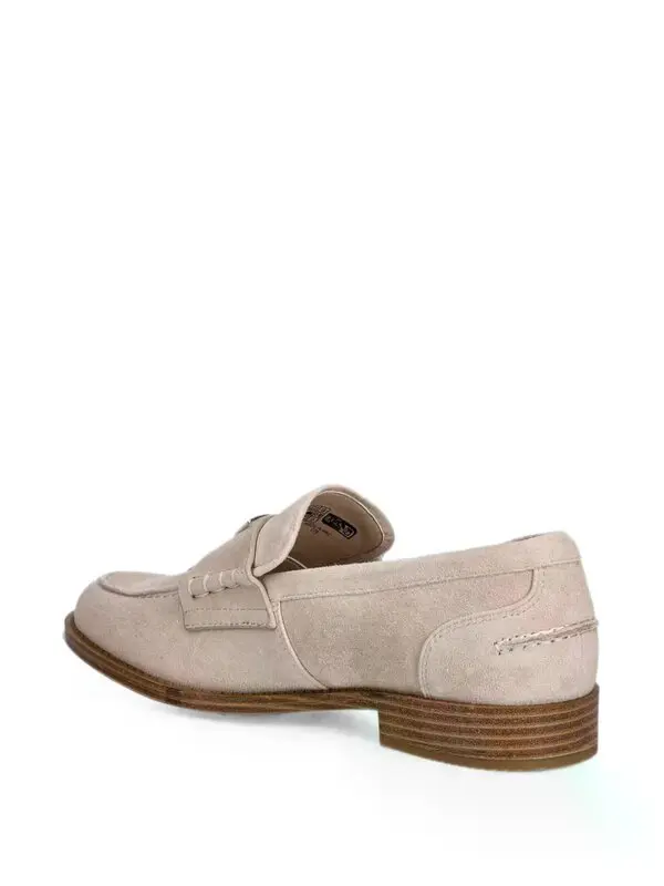 Guess Logo-plaque Suede Loafers