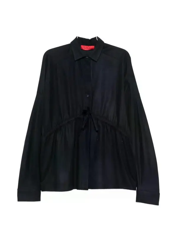 THELATEST Drawstring-waist Long-sleeve Shirt