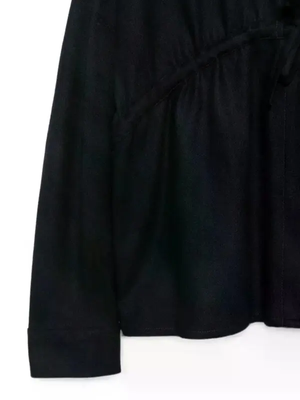 THELATEST Drawstring-waist Long-sleeve Shirt