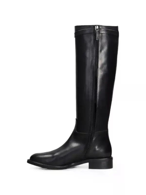 JULIE DEE Buckle-detail Leather Boots