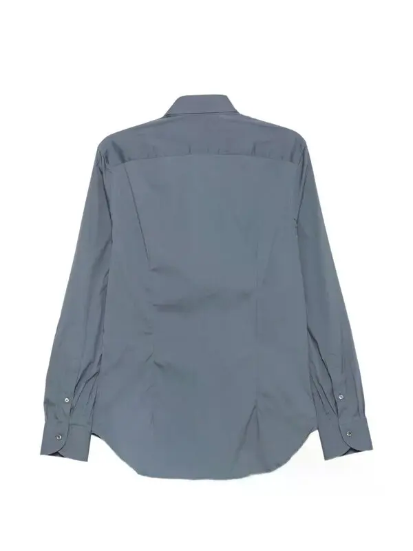 Canali Button-down Long-sleeve Shirt - Blue