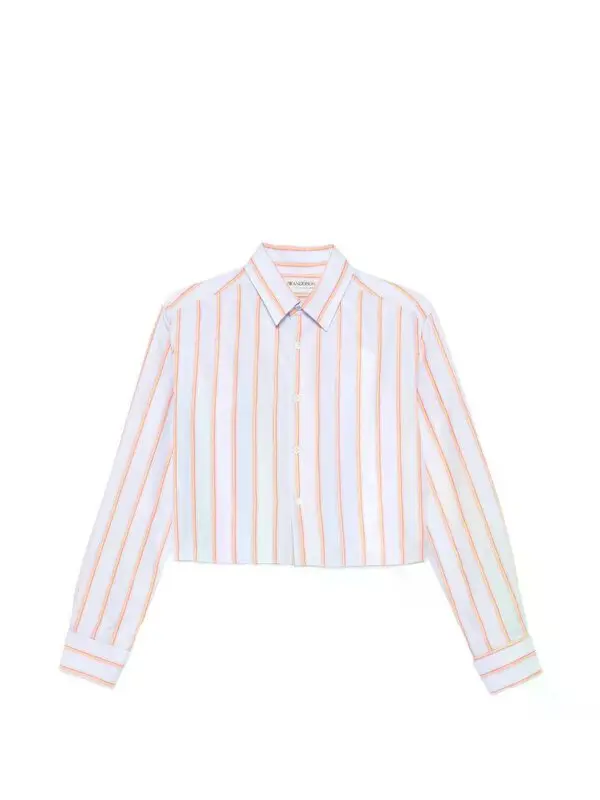 JW Anderson Striped Cropped Shirt