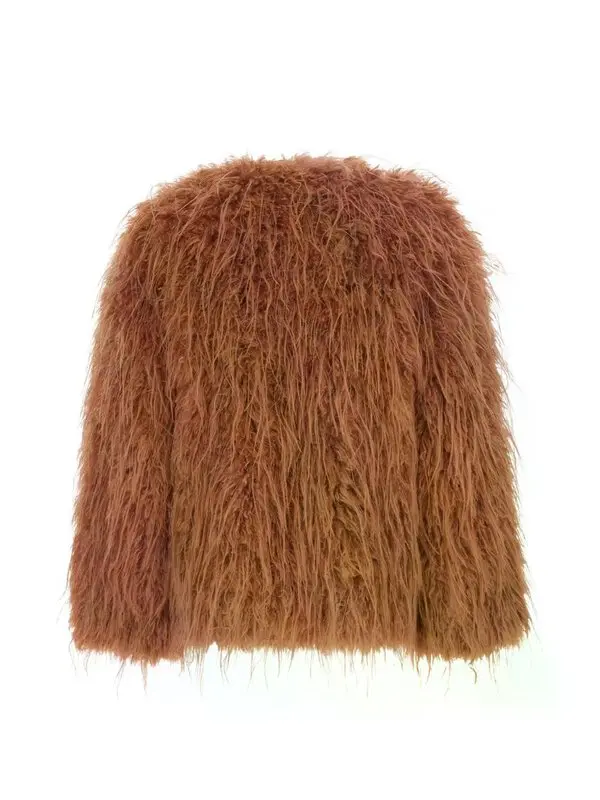 FORTE_FORTE Faux-fur Textured Coat